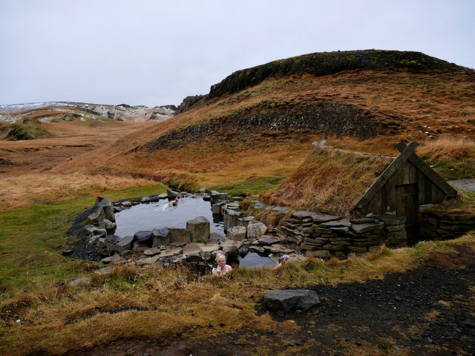 Hrunalaug hot pool in Flúðir - Mooie plekken op aarde