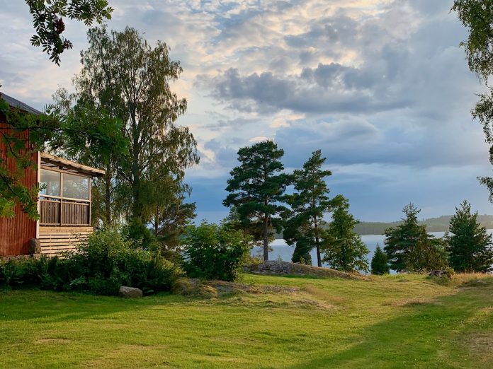 Zomer aan het Nedre Fryken meer - Mooie plekken op aarde