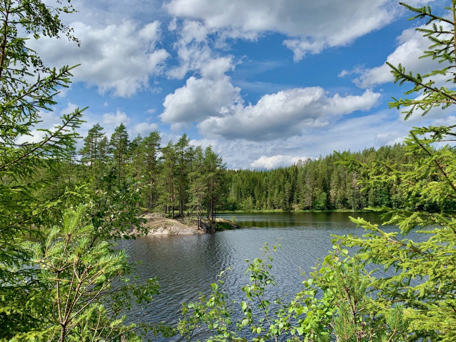 Zomer aan het Nedre Fryken meer - Mooie plekken op aarde